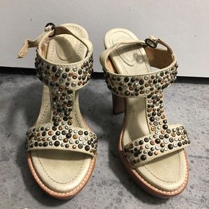Frye | Shoes | Frye Joy Trapunto Platform Sandal Size 7 | Poshmark